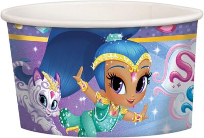 Shimmer & Shine Nick Jr Cartoon Kids Birthday Party 9.5 oz. Paper Snack ...