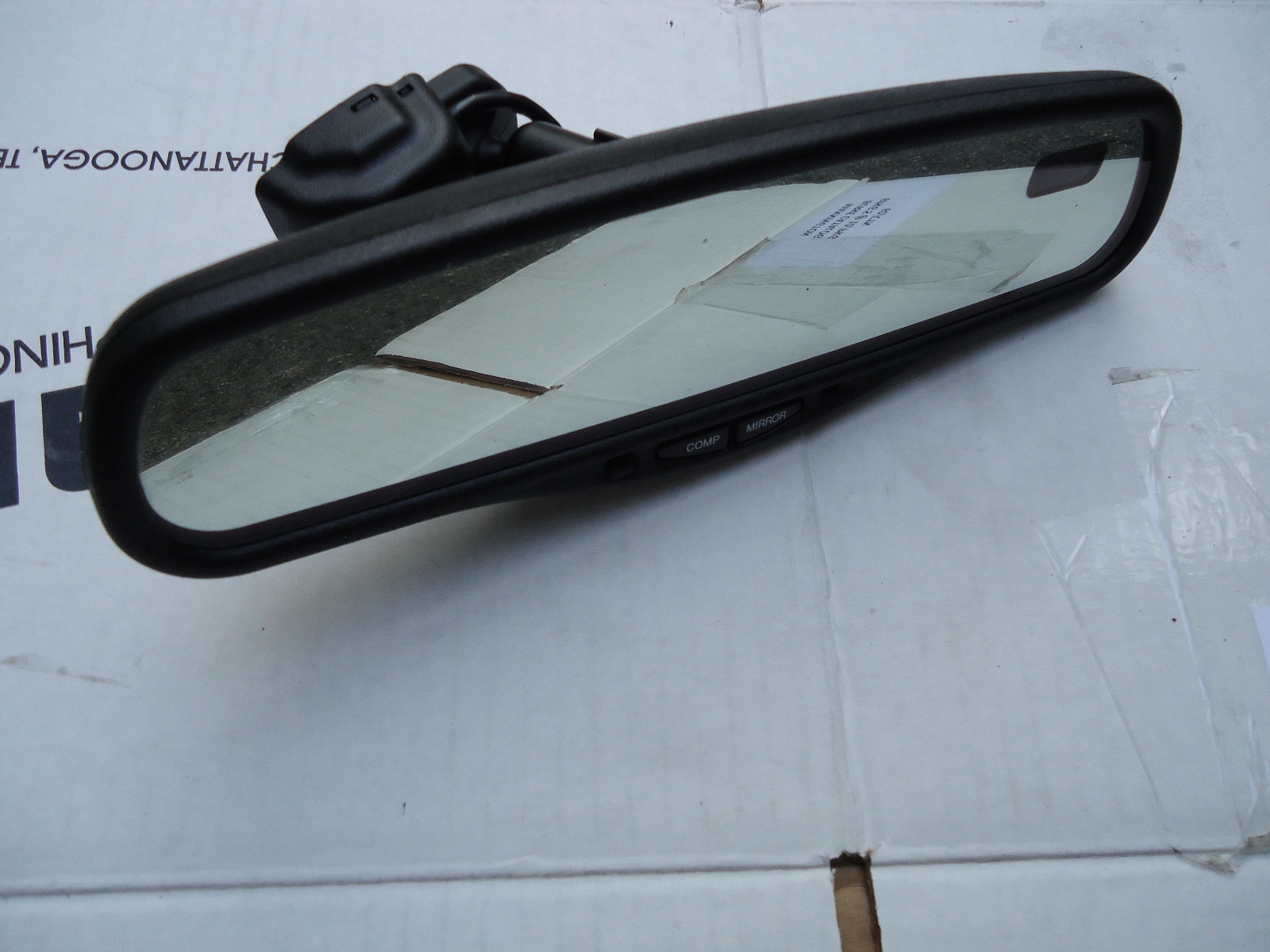 auto dimming anti glare rear view mirror compass mirror display ...