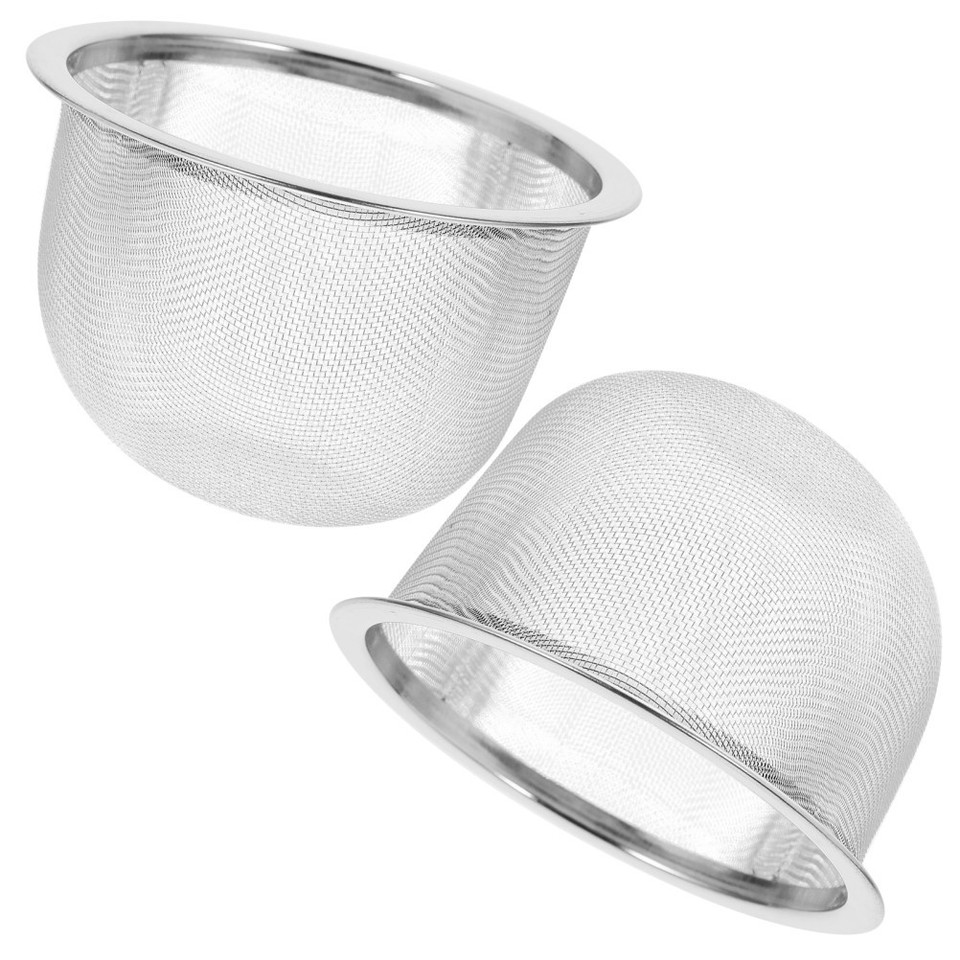 2 Pcs Mesh Tea Infuser Pot Strainer Brewing Utensils Stainless Steel ...