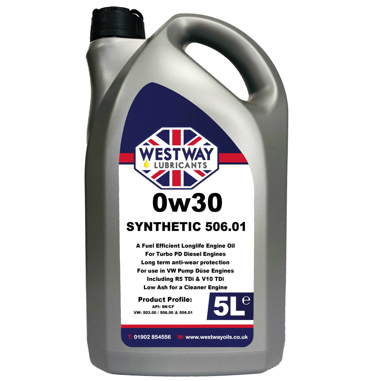VW 0W30 506.01 Fully Synthetic Engine Oil 5 Litres 5L | eBay