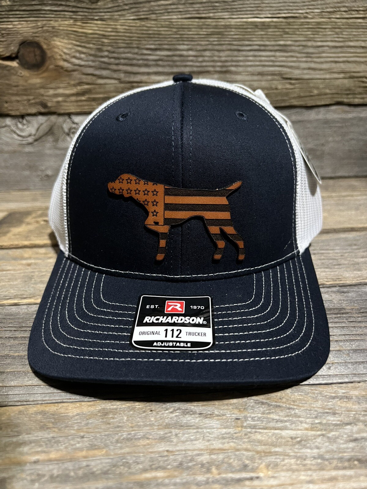 GSP US Flag Leather Patch Richardson Hat | eBay