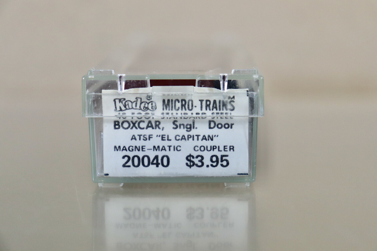 MICRO TRAINS MTL 20040 N GAUGE SANTA FE AT&SF 40' STANDARD BOX CAR ...