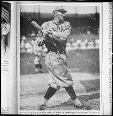 Jimmy Austin St. Louis Browns Medium Frame Negative - Jim Rowe Archive ...
