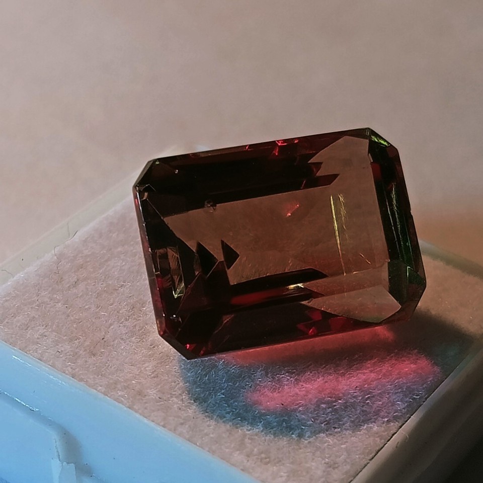 Natural Alexandrite Color Change Emerald Shape 18.45 Ct Certified Loose ...