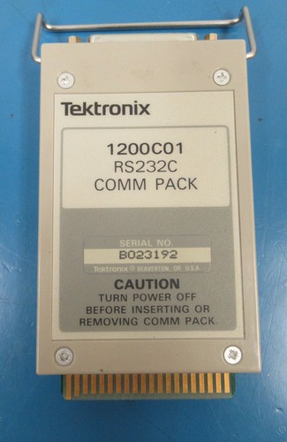 Tektronix 1200C01 RS232C Comm Pack for 1200 Series Logic Analyzers | eBay