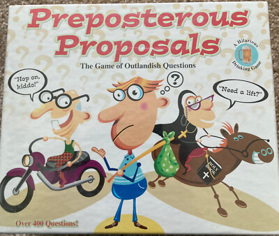 Preposterous Proposals Adult Game of Outlandish Questions, New/Sealed ...
