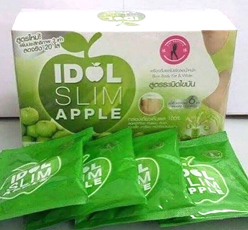 IDOL Slim Apple Drink Fruit Powder Weight Diet Block Burn Fat Radiant ...