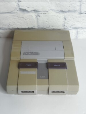 Super Nintendo SNES SNS-001 Console Only Parts or Repair Partially ...