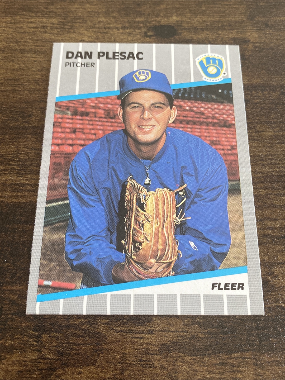 1989 Fleer Milwaukee Brewers Dan Plesac #195 C8503* | eBay