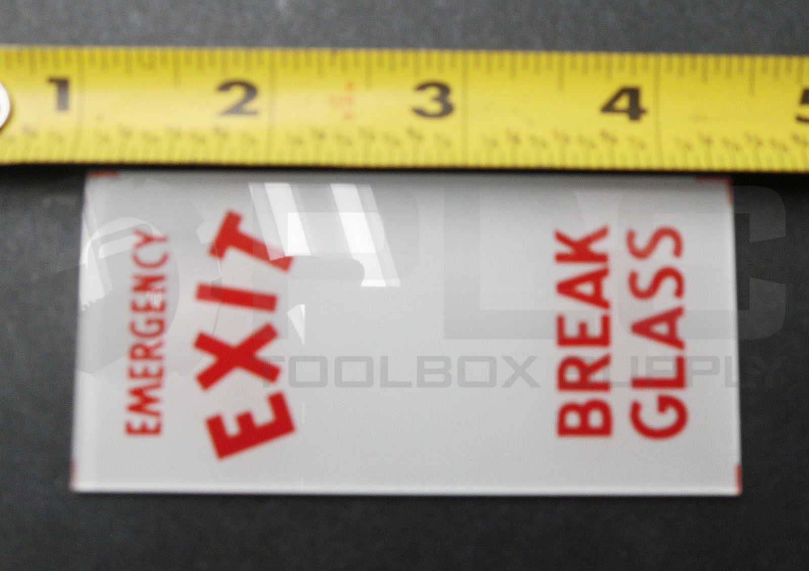 LOT OF 2 NEW EMERGENCY EXIT BREAK GLASS REPLACEMENT GLASS | eBay