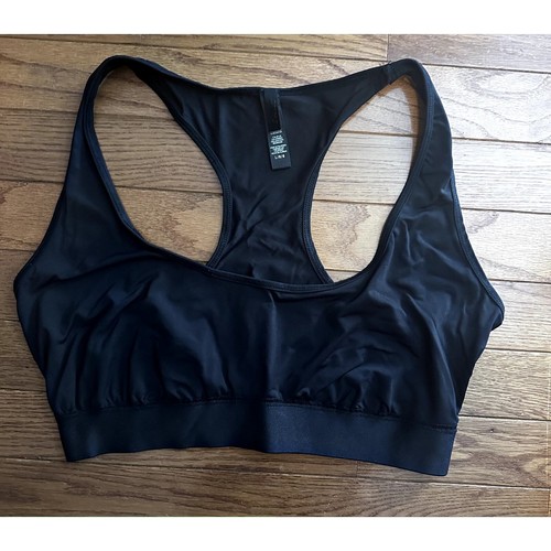 SKIMS TRACK RACERBACK BRALETTE ONYX L | eBay