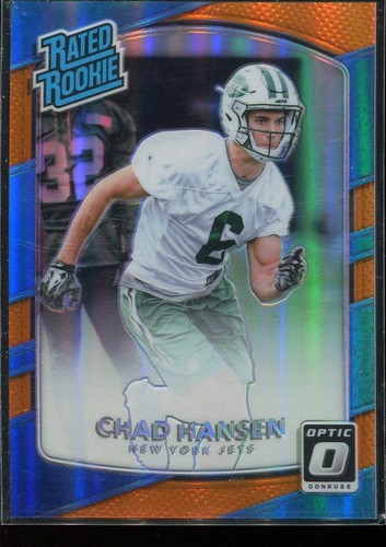 2017 Panini Donruss Optic Chad Hansen /199 Blue Orange Rated Rookie ...