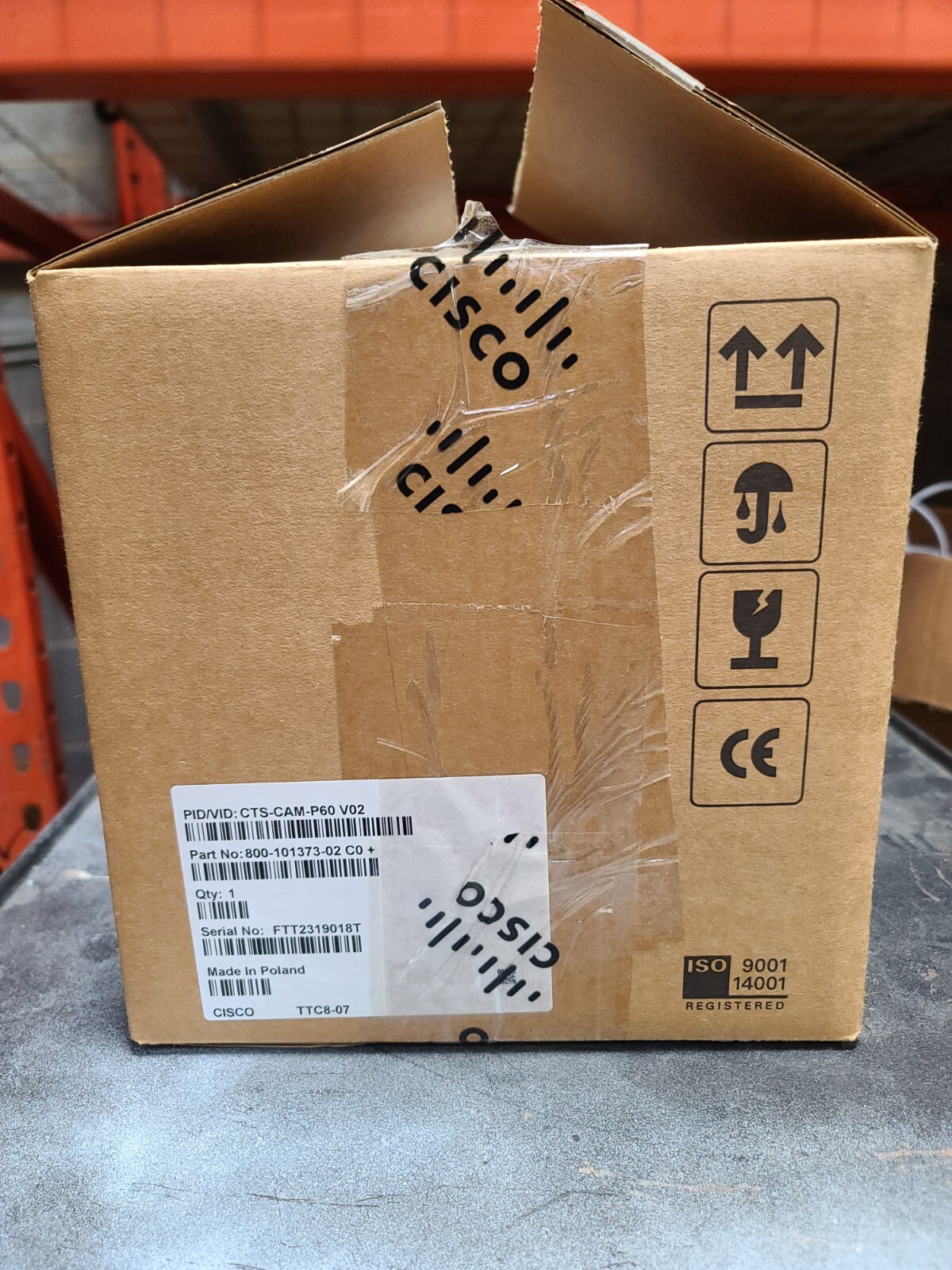 Cisco CTS-CAM-P60 TelePresence Precision 60 Conference Camera Brand New ...