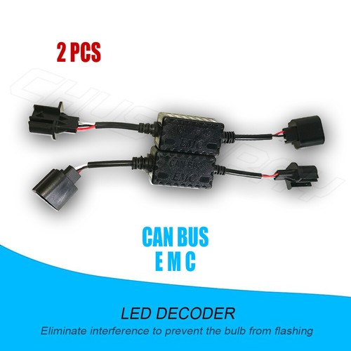 2x Canbus H13 9008 LED Decoder Error Free Anti-Flicker Warning ...