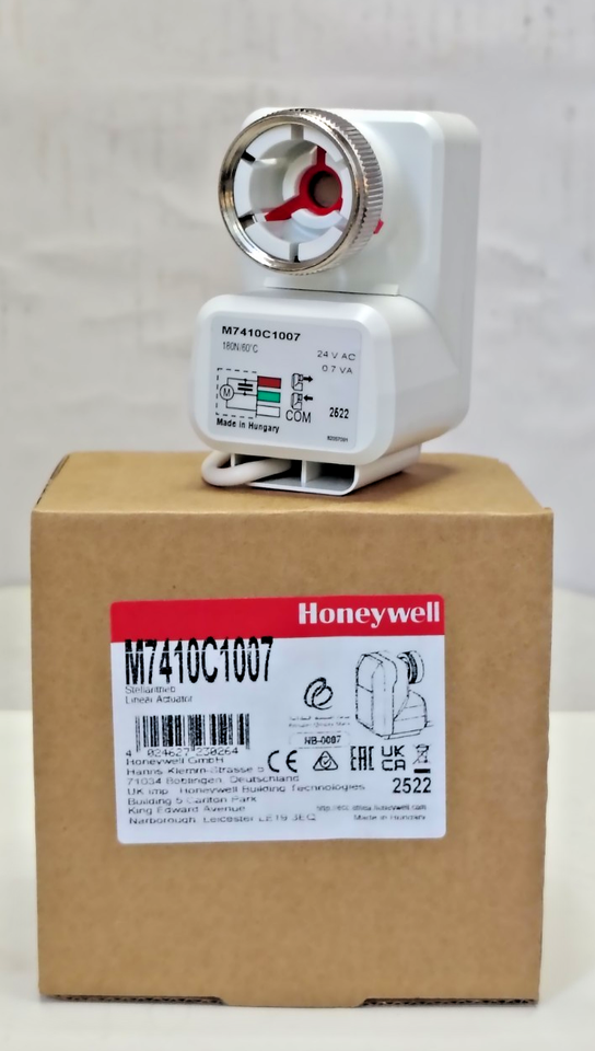 M7410C1007 Honeywell 3-Point Floating Control Electric Linear Valve ...