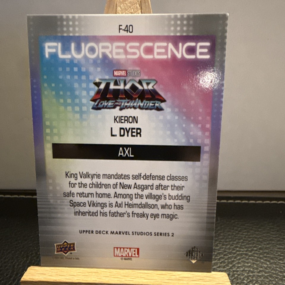 2024 Marvel Studios Series 2 Fluorescence Red Kieron L Dyer as Axl #F-40 d8k | eBay