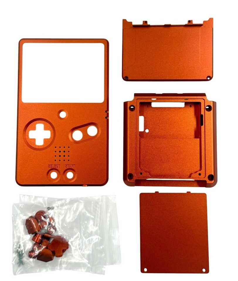 Unhinged Metal GBA SP Housing Boxy Style for Nintendo GameBoy Advance ...