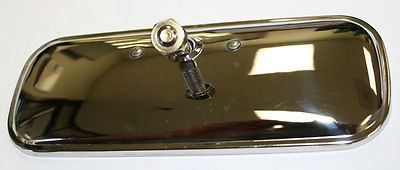 1953-1957 Chevy Car Rear View Mirror Standard Stainless 6 3/4 ...
