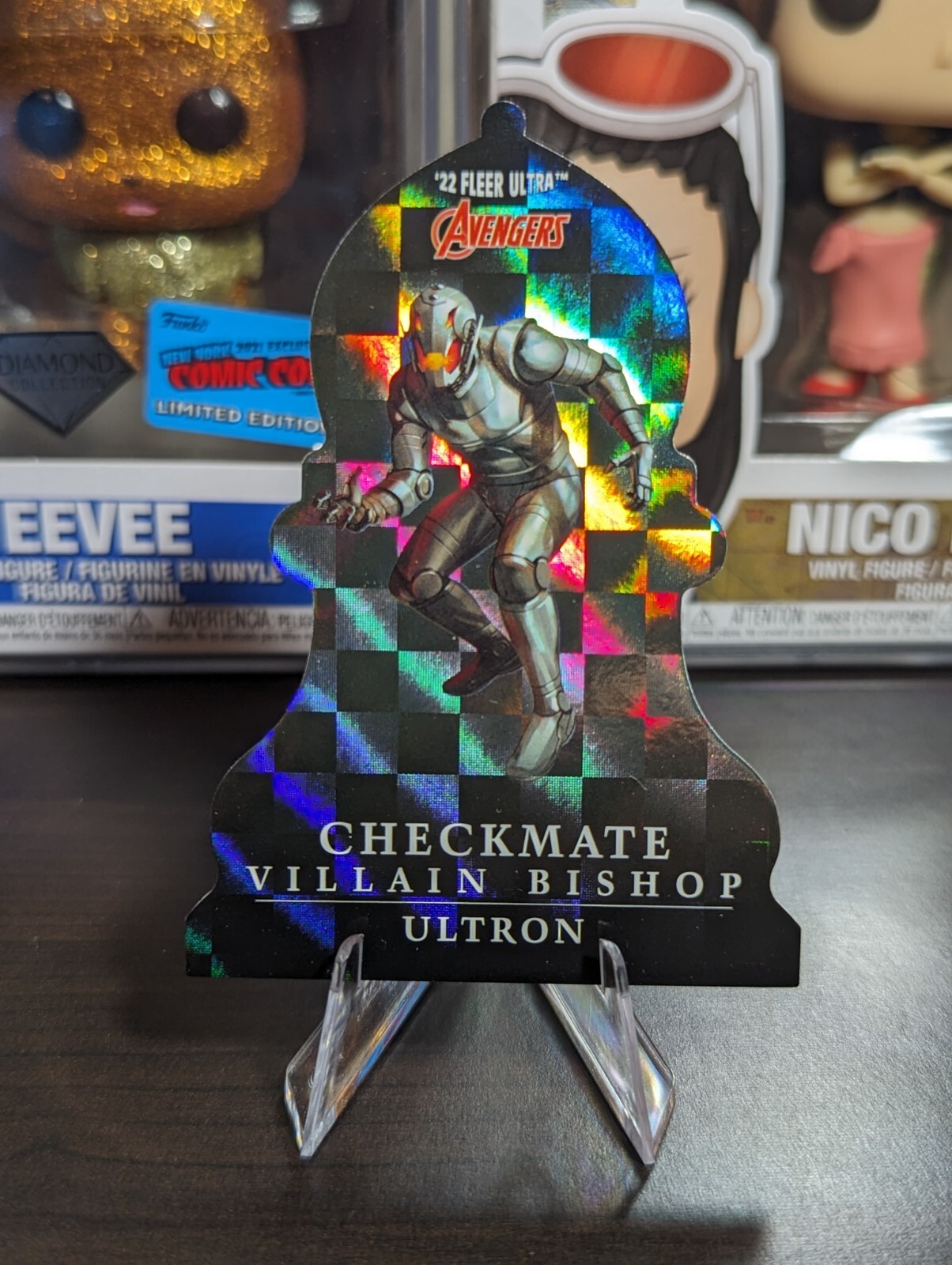 2022 Marvel Fleer Ultra Avengers ULTRON Checkmate Villain Bishop CP-29 ...