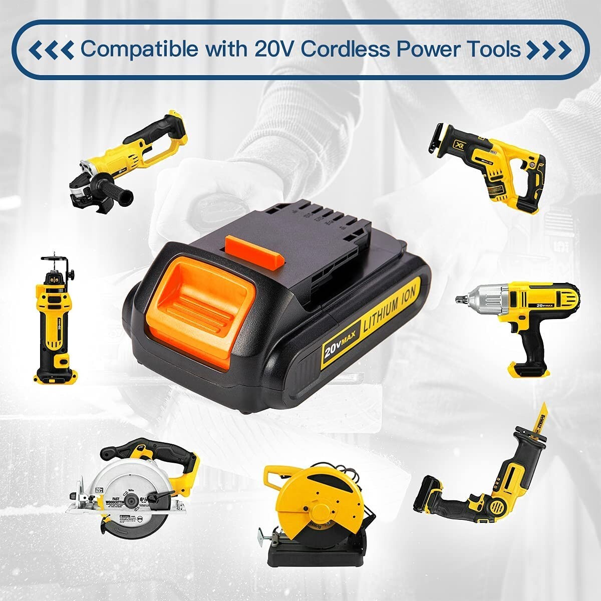 DEWALT DCB201 20V MAX 1.5 Ah Lithium-Ion Battery for sale online | eBay