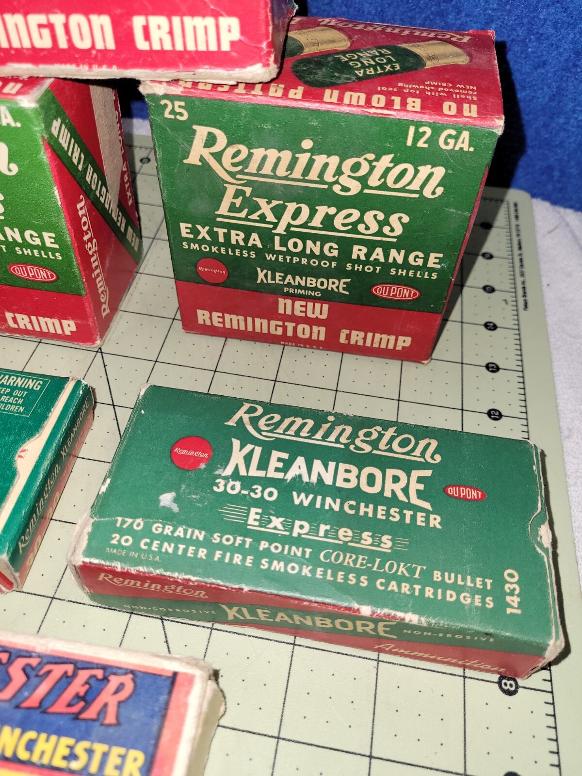 Winchester & Remington 6 Vintage shell boxes | eBay