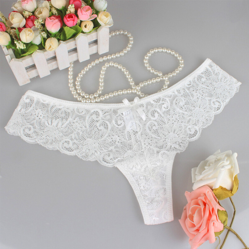 Women Sexy Lace G-string Thongs Briefs Panties Knickers Underwear ...