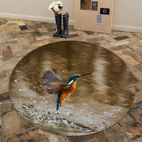 3D Kingfisher River B036 Animal Non Slip Rug Mat Elegant Photo Carpet ...