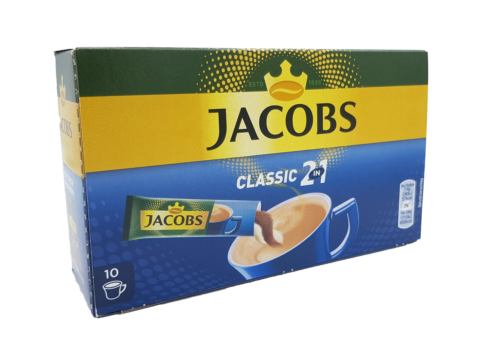 20x/40x sachets Jacobs 2 in 1 Classic ☕ instant coffee sticks TRACKED ...