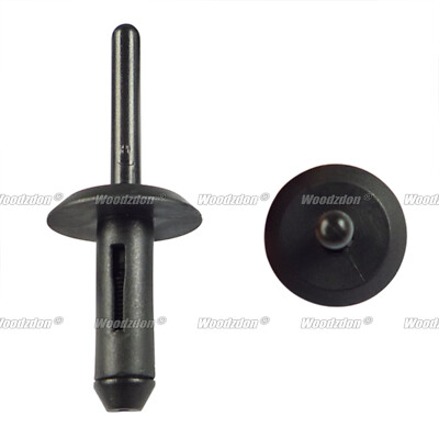 20 Nylon Blind Rivet Clip 17/64" Hole A13753 For GM 20433026 For VW 175 ...