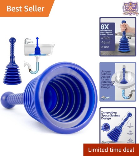 Sink Plunger Rubber Small Heavy Duty Clears Clogs Fast for Bathrooms ...