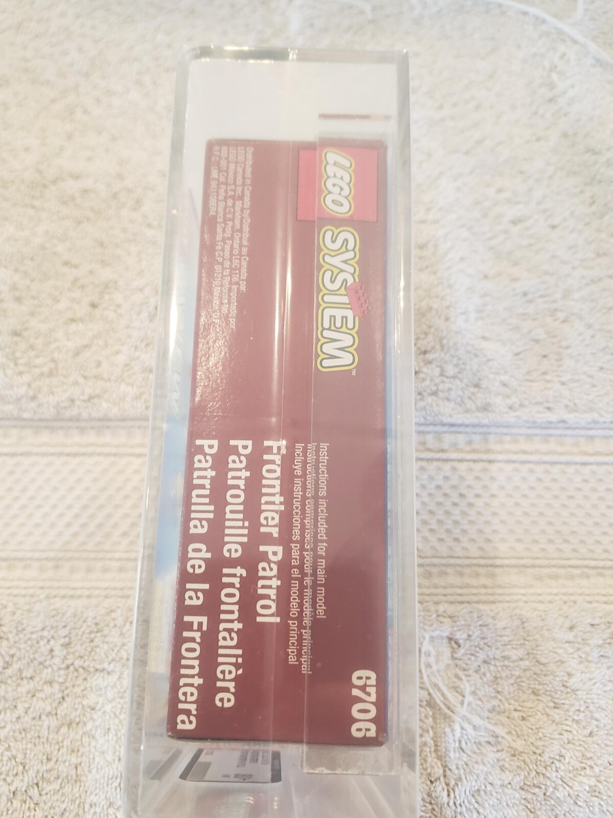 1997 LEGO WILD WEST 6706 FRONTIER PATROL AFA 80+ NM SEALED US WESTERN ...