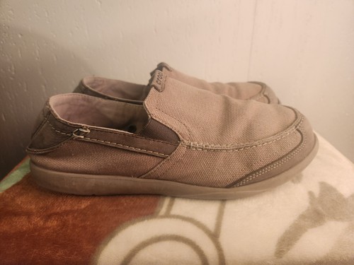 Crocs Walu Express Men's Size 10 Tan Casual Loafers Slip-On Shoes ...