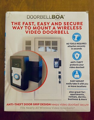 DOORBELL BOA Video Doorbell Door Mount *fits: Ring, Blink, Arlo, Eufy ...