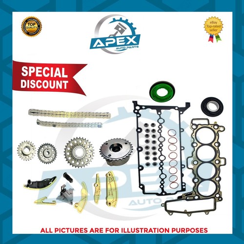 JAGUAR XE XF F-PACE 2.0 DIESEL 204DTA 204DTD TIMING CHAIN KIT VVTI ...
