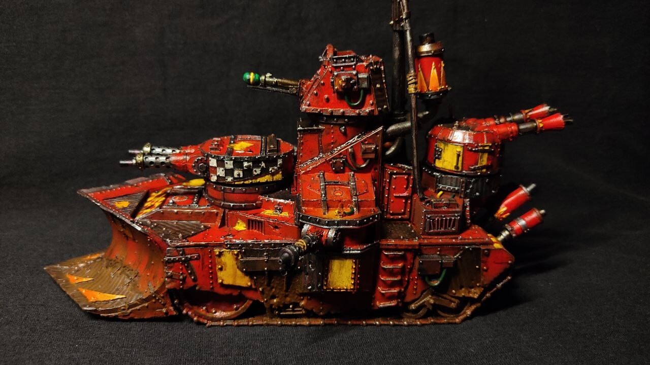 Grot Mega Tank Orks painted Warhammer 40k Indomitus xenos army ...