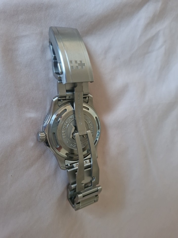 Men's Christopher Ward C60 Trident Pro 600, Blue Dial and Bezel, 42mm ...