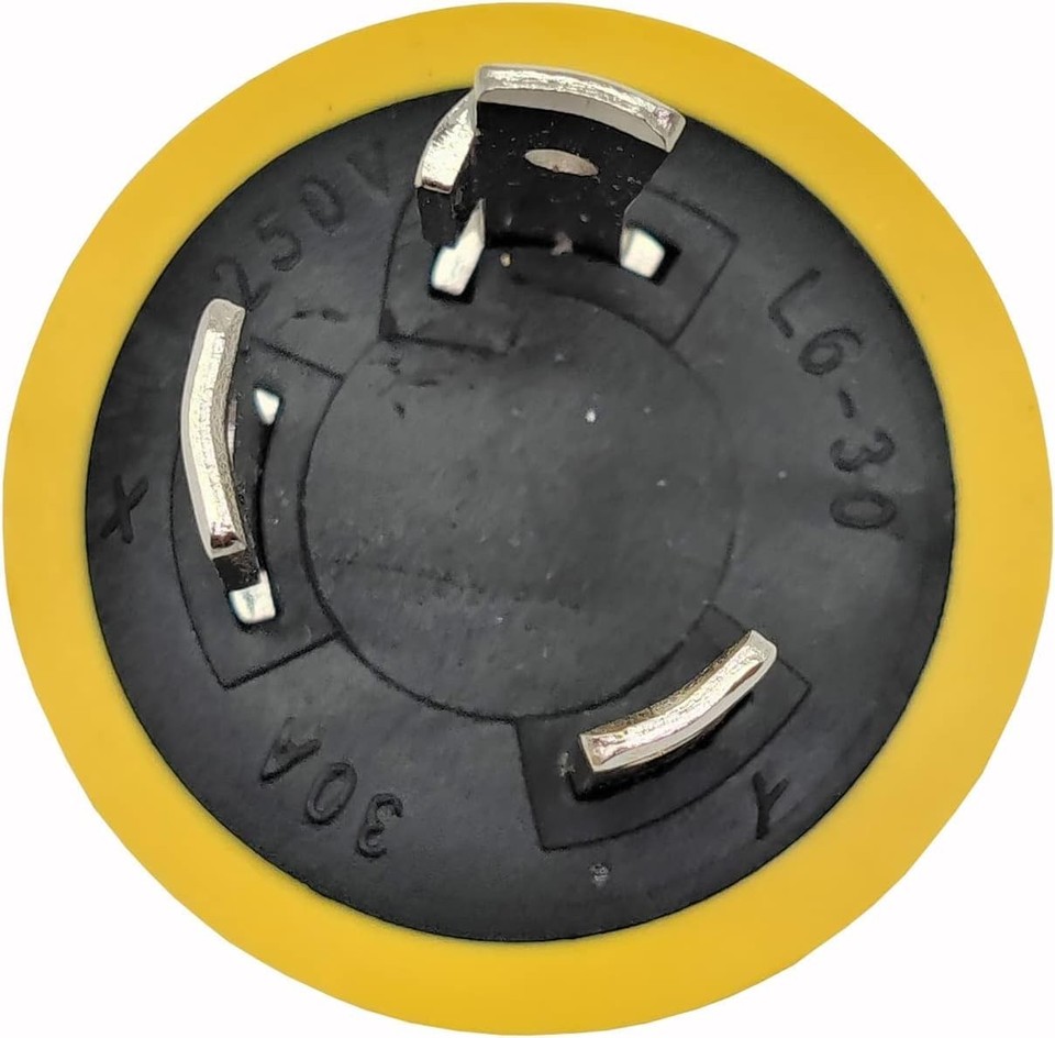 60707 NEMA L6-30P to L6-20R Adapter, Twist Lock L6 30A Plug to 20A ...