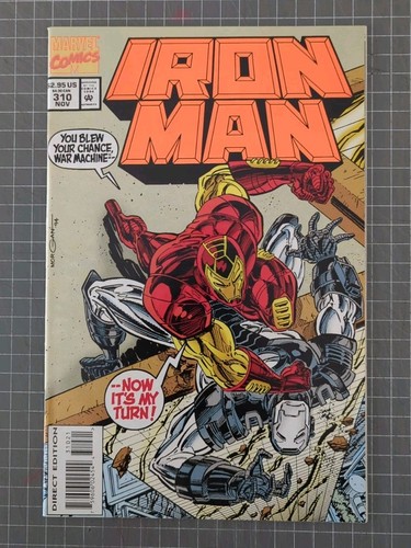 Marvel Comics Iron Man Vol. 1 #310 With War Machine & Mandarin 1994 ...