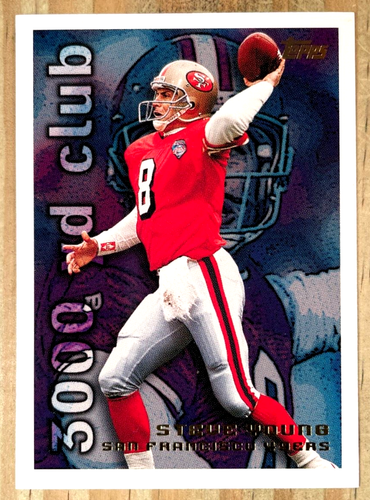 1995 TOPPS STEVE YOUNG 3000 YARD CLUB CARD#33 NM-MT 49ERS EXPRESS ...