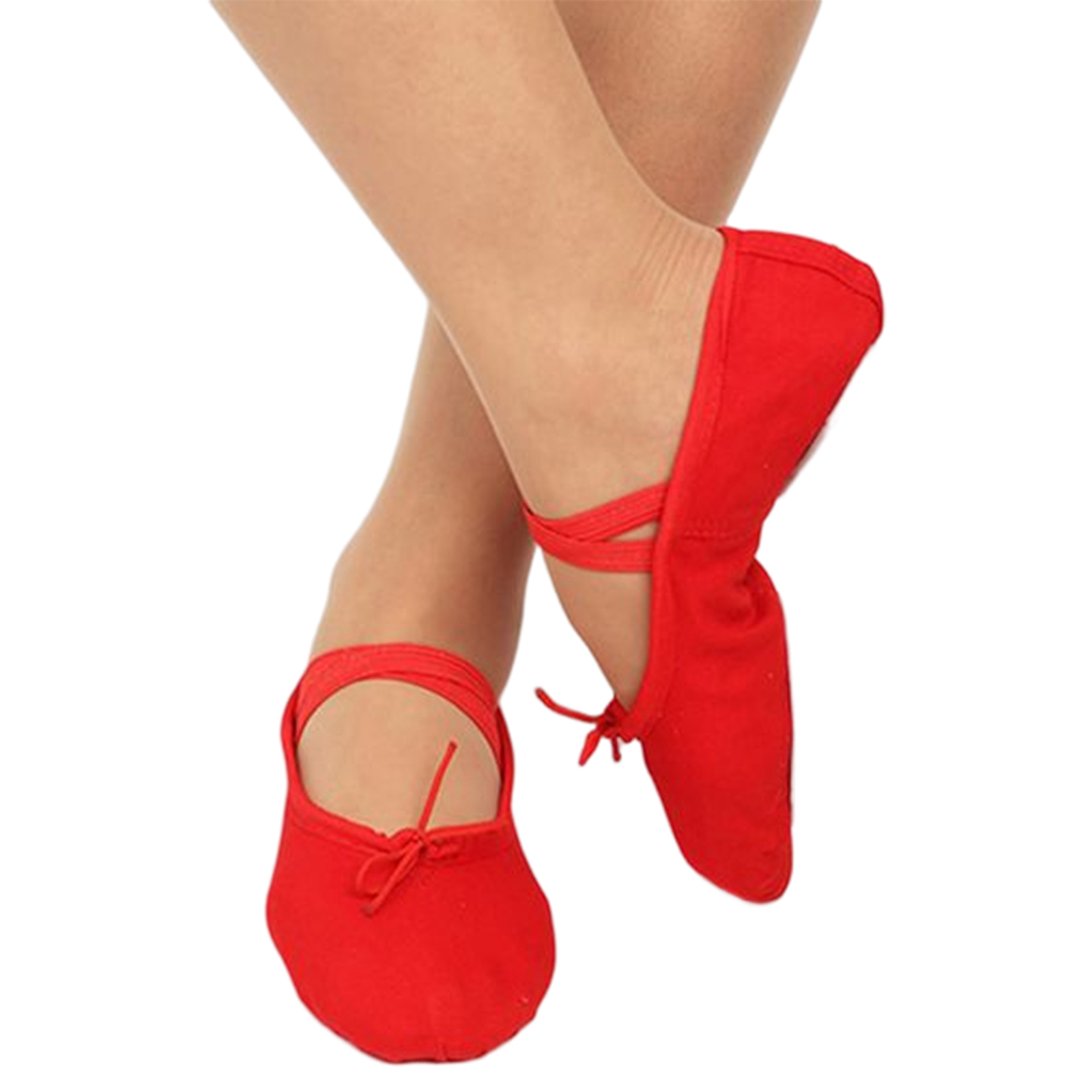 Kid Adult Canvas Soft Ballet Dance Shoes Pointe Dancing Gymnastics ...