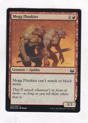MTG: Modern Masters 2017: FOIL: Mogg Flunkies | eBay