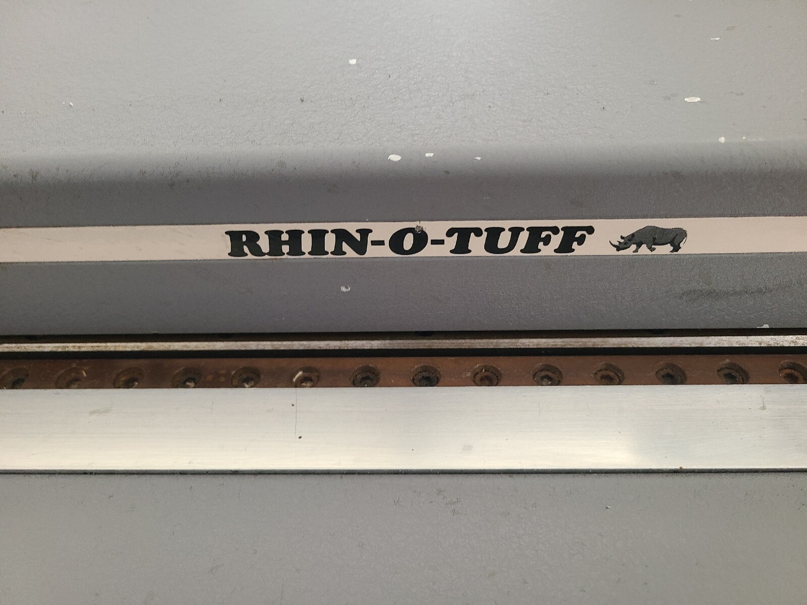 Rhin-O-Tuff 7000 Binding Punch w/ 3:1 Square Die & 4:1 Round COIL Die ...