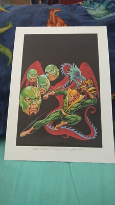 Editions Semic France 1995 Art Print Iron Fist Strange 67 1975 Jean ...