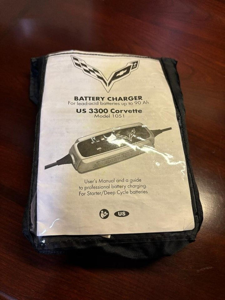 Corvette Battery Charger US 3300 Model 1051 For Lead acid batteries up ...