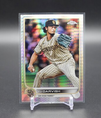 2022 Topps Chrome YU DARVISH Prism Refractor Parallel #191 San Diego ...