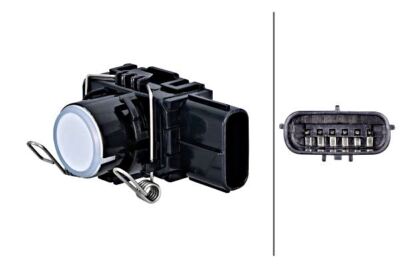 HELLA PDC Parking Sensor White For LEXUS Lx TOYOTA 05- 89341-28450-A0 ...