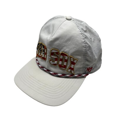 Boston Red Sox Patriotic Trucker Hat With Rope SnapBack 47 H2 | eBay
