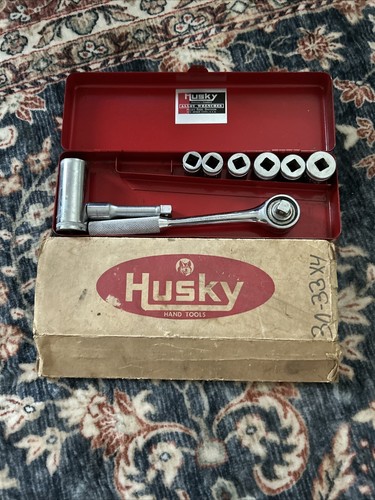Vintage Husky Socket Set With Box Made In USA | eBay