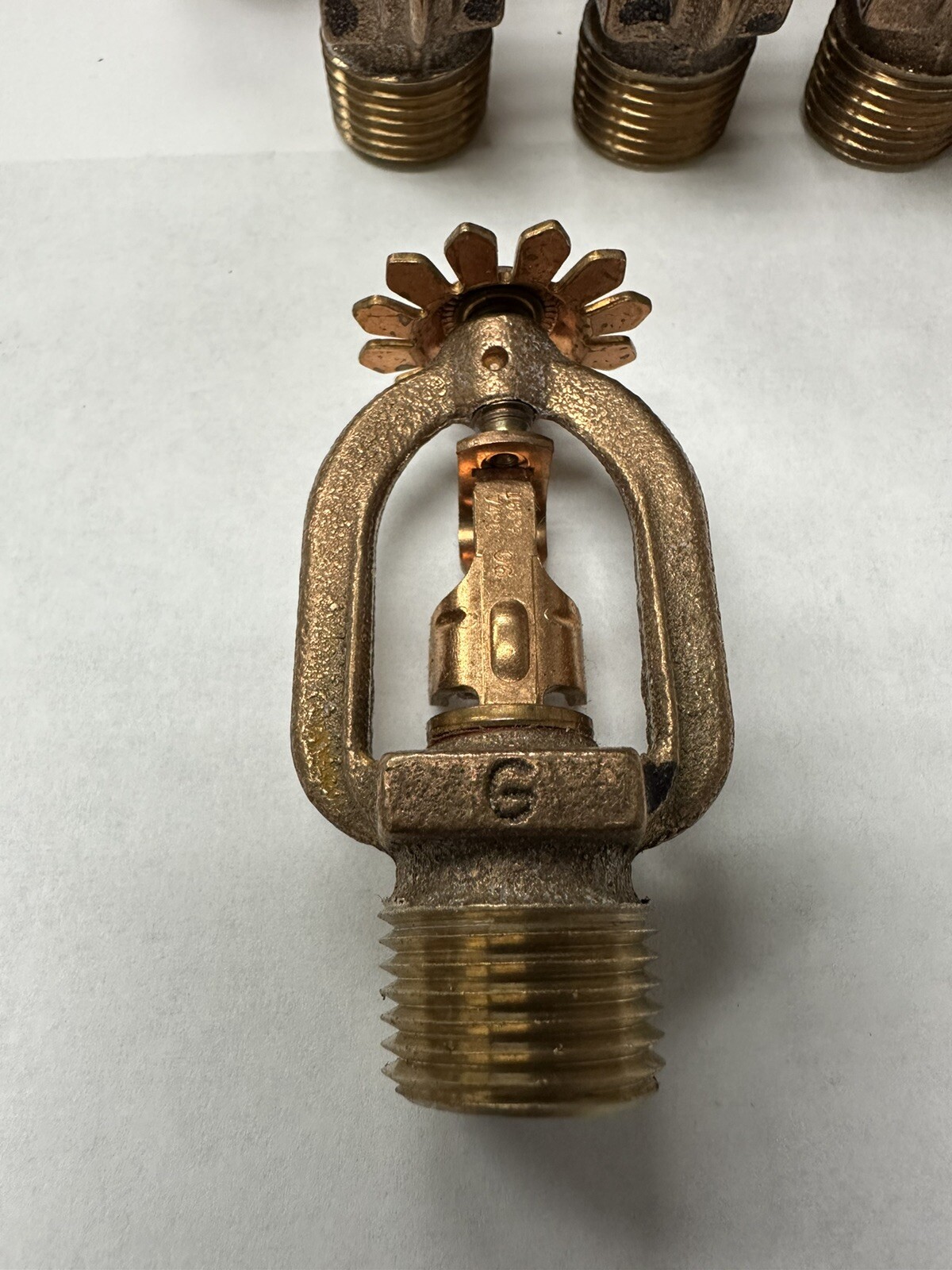 165*F Fusible Link Brass Pendent Sprinkler, Rasco- Reliable Model G, 1/ ...