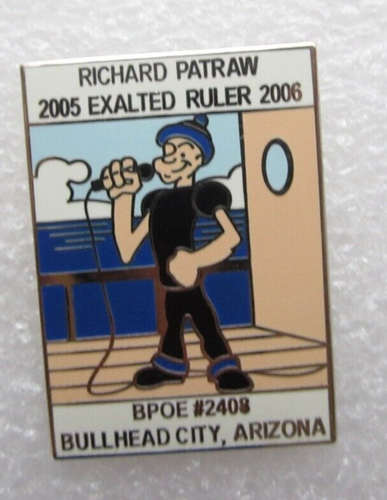 2005-2006 Richard Patraw Exalted Ruler Bullhead City Arizona Lapel Pin ...